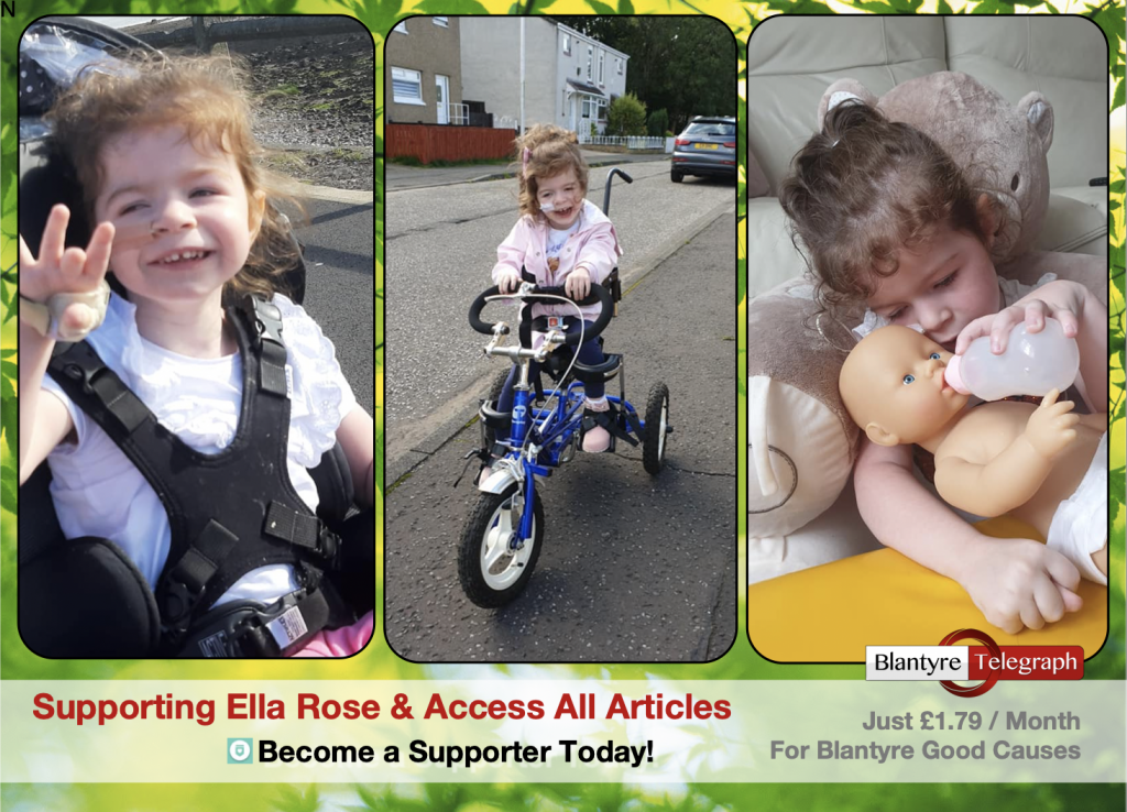 Ella Rose Trike Adventure - Blantyre Telegraph