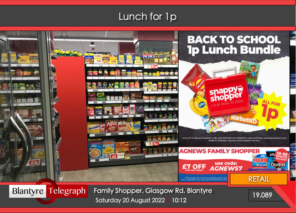1p Lunch Bundles - Blantyre Telegraph