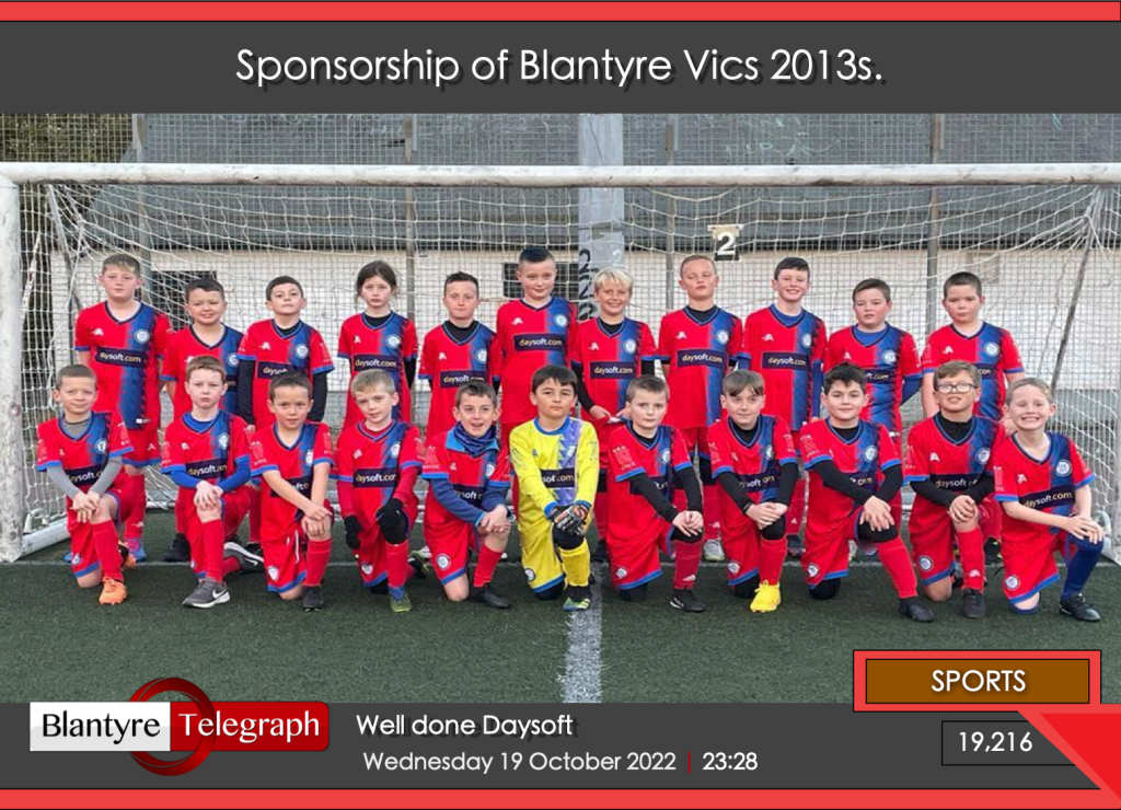 Blantyre Vics Sponsorship - Blantyre Telegraph
