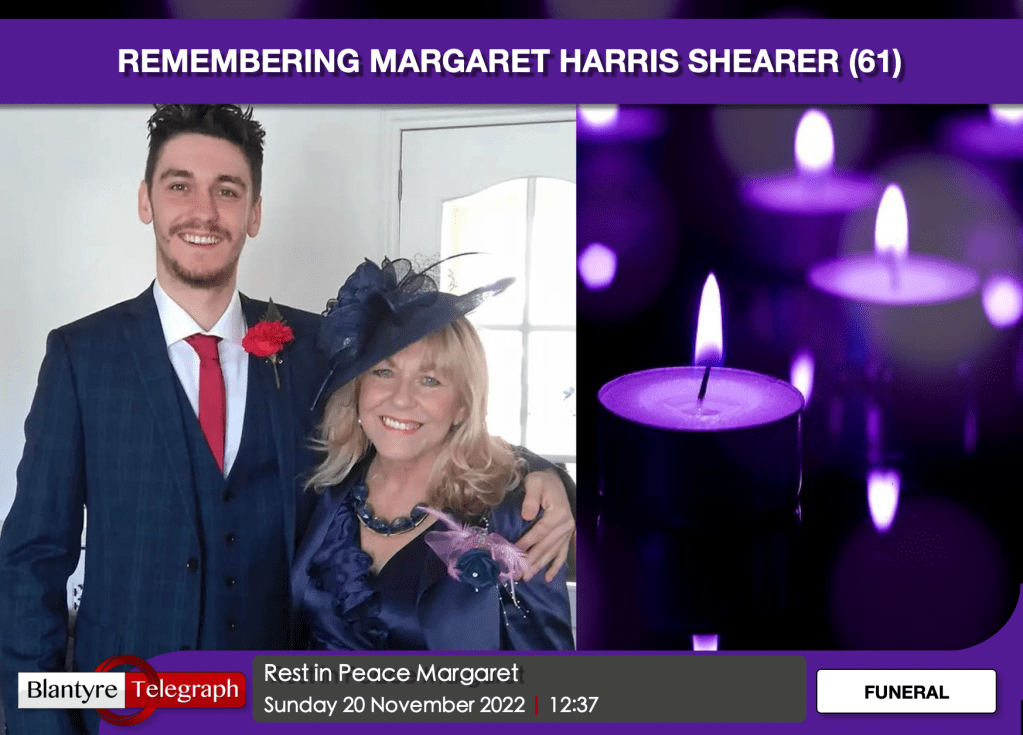Remembering Margaret Harris Shearer (61) - Blantyre Telegraph