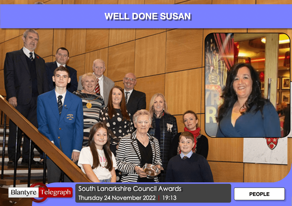 Well done Susan! - Blantyre Telegraph