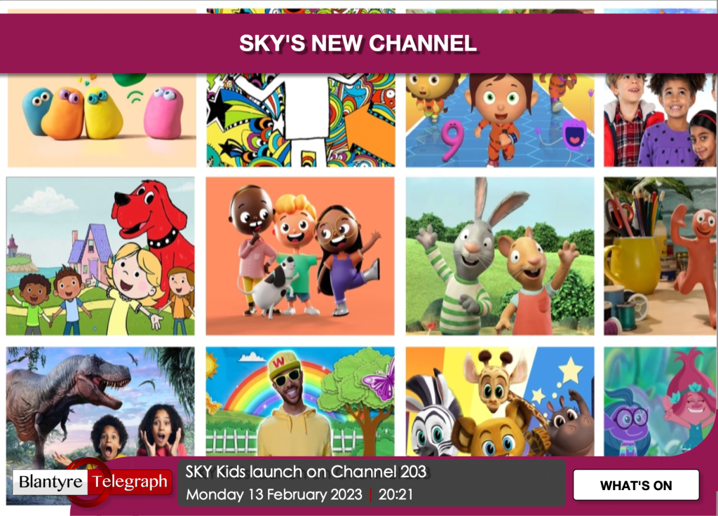 SKY launches new Channel - Blantyre Telegraph