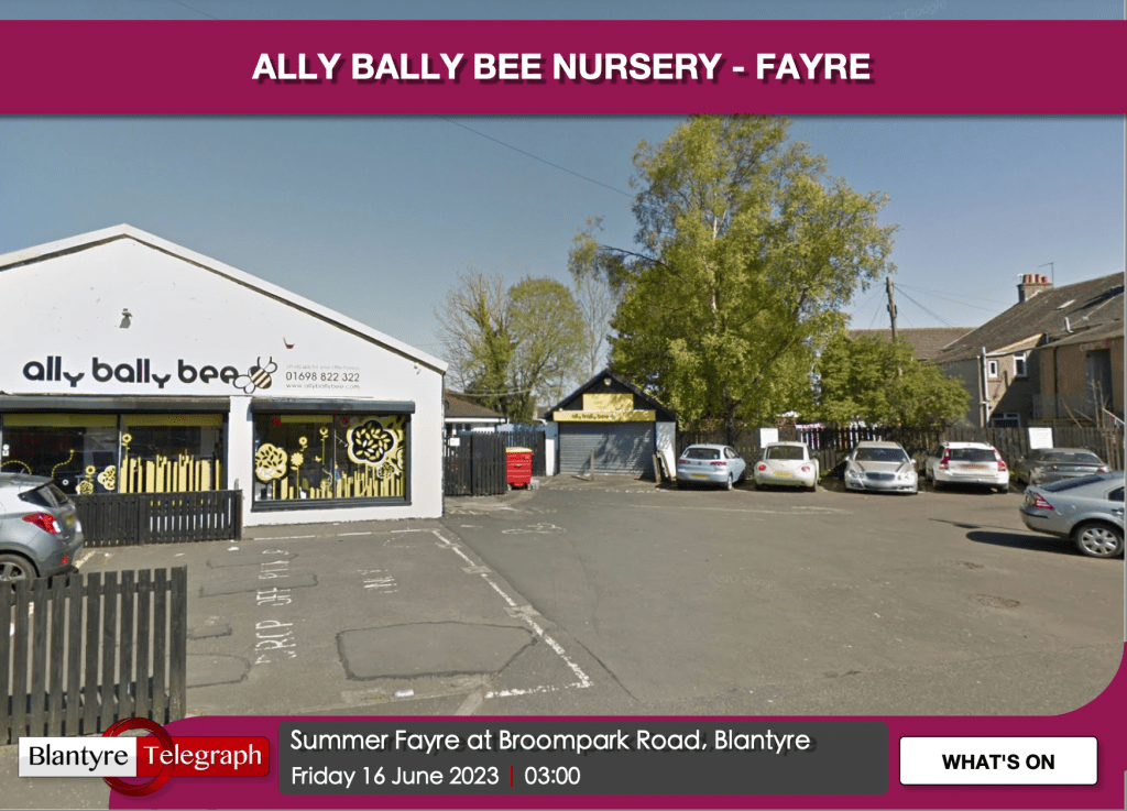 Ally Bally Bee Summer Fayre - Blantyre Telegraph
