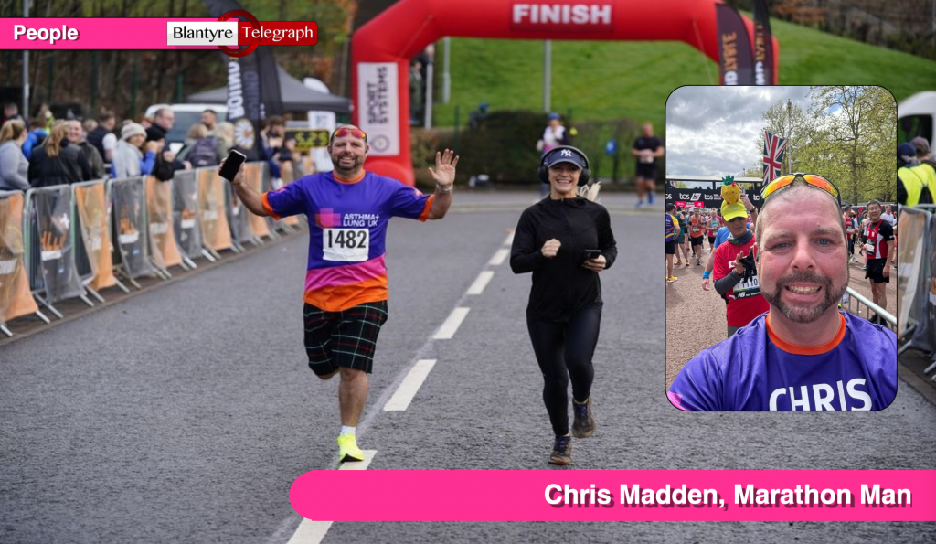 Chris Madden, Marathon Man - Blantyre Telegraph