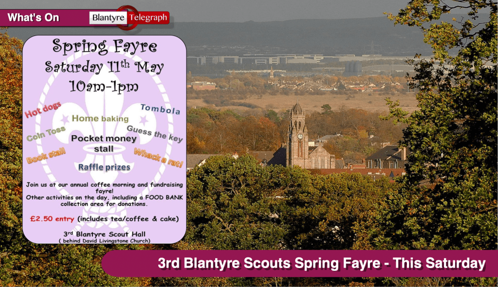 Scouts Spring Fayre - Blantyre Telegraph