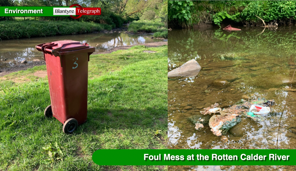 Calder Mess near the Falls - Blantyre Telegraph