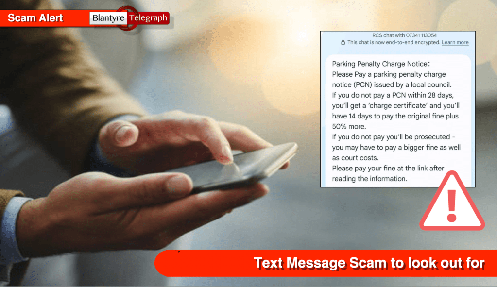 Scam Text Alert - Blantyre Telegraph