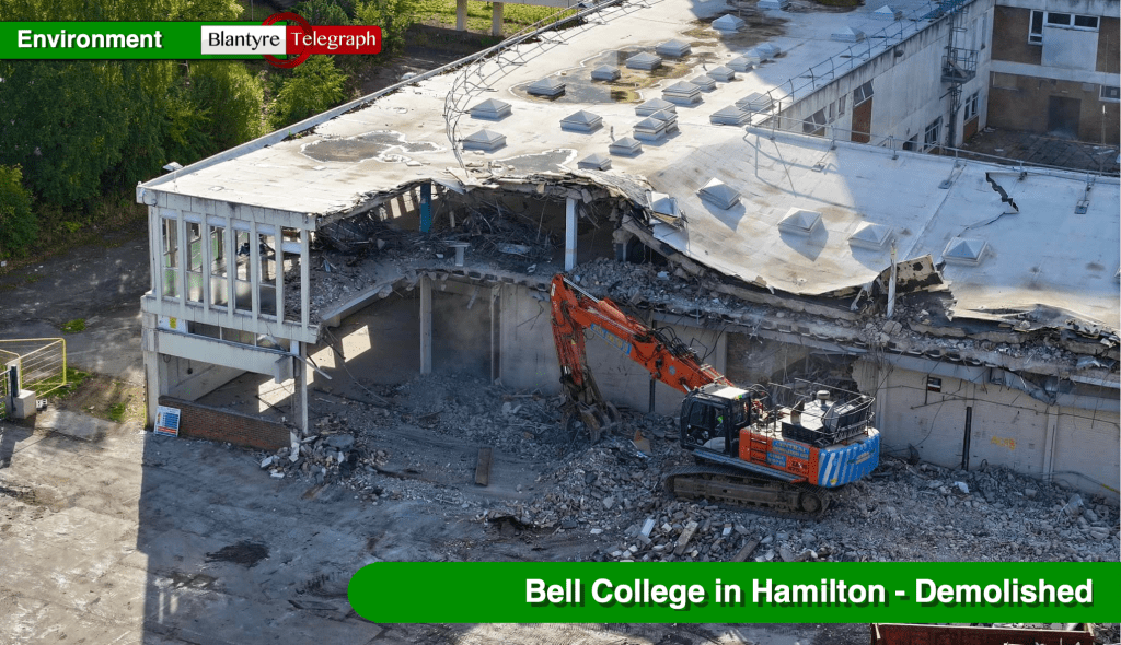 Bell College Demolition - Blantyre Telegraph