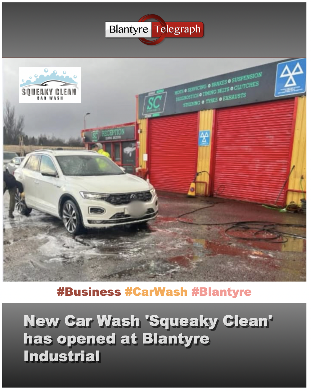 Discover Declan Rooney's New Car Wash in Blantyre - Blantyre Telegraph