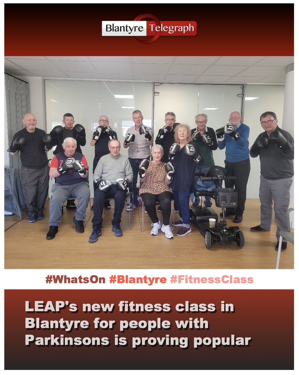 New Keepfit Class for Parkinson’s in Blantyre Proves Popular - Blantyre Telegraph