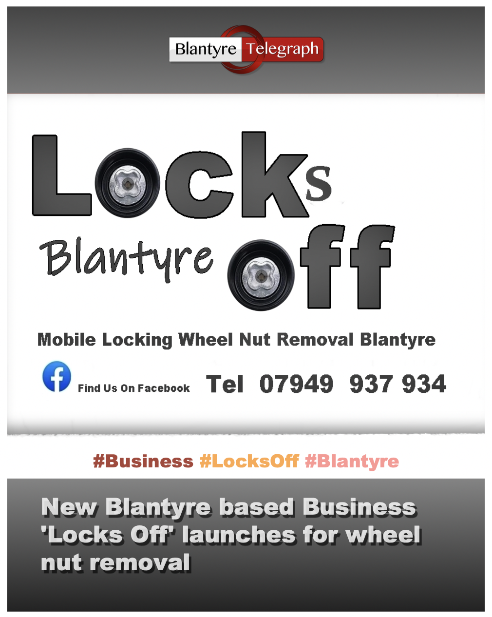 Blantyre Wheel Nut Removal Service Launches - Blantyre Telegraph