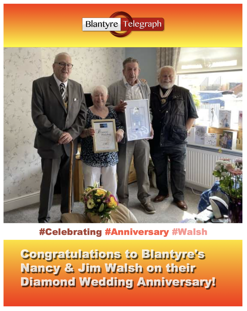 Walsh Diamond Wedding Anniversary - Blantyre Telegraph