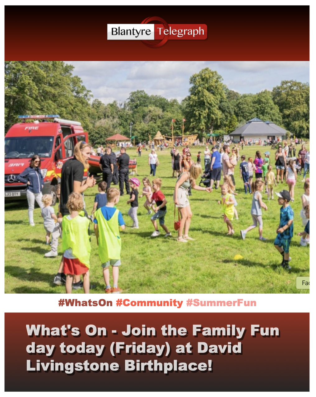 Community Fun Day - Blantyre Telegraph
