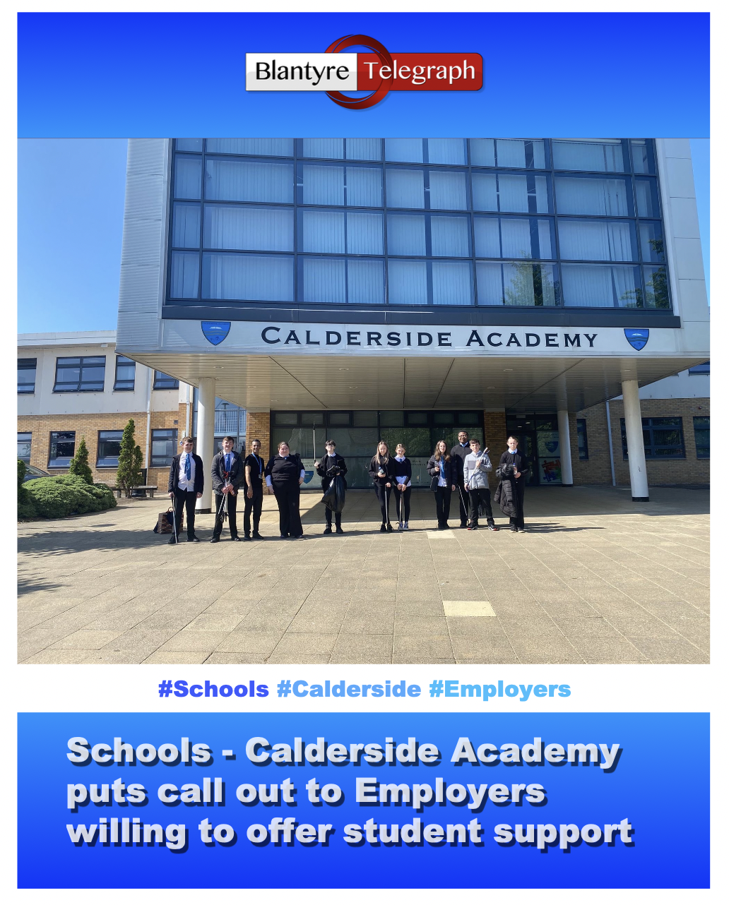 Calderside Academy Seeks Local Employers for Student Support - Blantyre ...