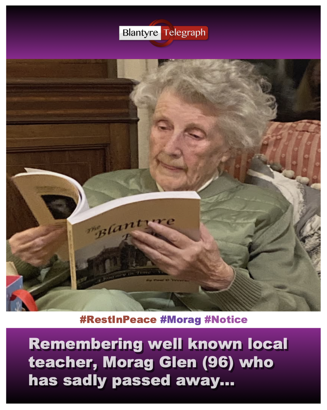 Remembering Morag Glen (96) - Blantyre Telegraph