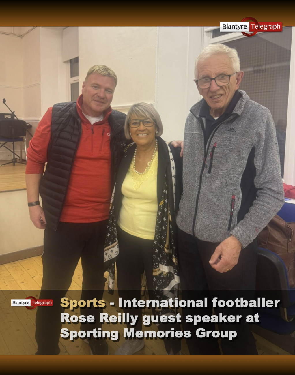 Former Football Star Rose Reilly Inspires at Blantyre Event - Blantyre ...